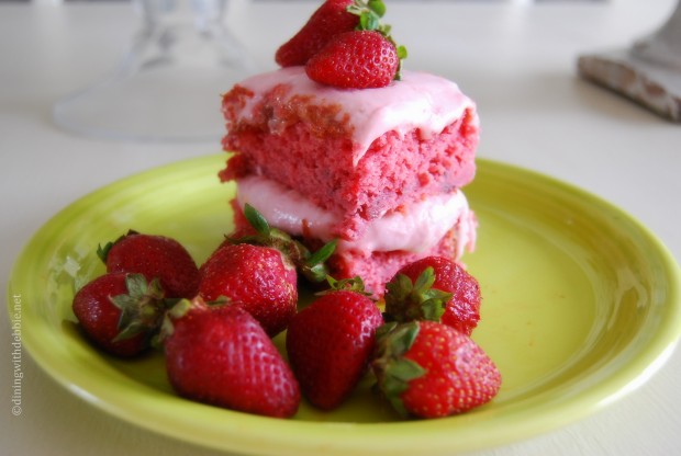 Fresh Strawberry Cake - Dining With Debbie